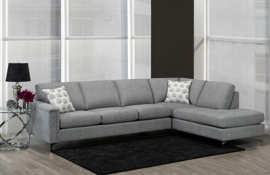 Hopkins 2-Piece Sectional with choice of fabric/colors — Livin Style ...